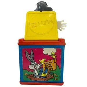 Mattel | Toys | Vintage 976 Mattel Bugs Bunny Music Box Jack In The Box ...
